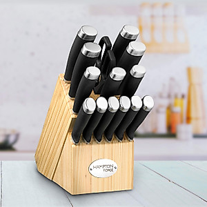 Hampton Forge Epicure–15PieceKnife Set, 15 Piece, Black