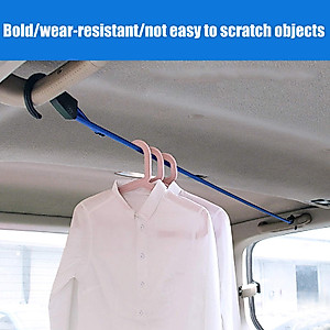 Car Clothes Line, Wear‑Resistant Strong Plasticity Bungee Cord with Flefixed Rack for Tying Things for Travel for Home for Hanging Clothes