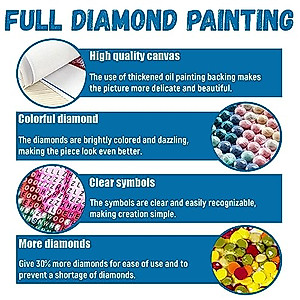 CAEJCCL 5D Diamond Art Angels Don't Always Have Wings Sometimes They Have Whiskers Diamonds Art Painting Kits for Adults DIY Paint by Number for Home Recreation and Wall Decoration 12x16 Inches