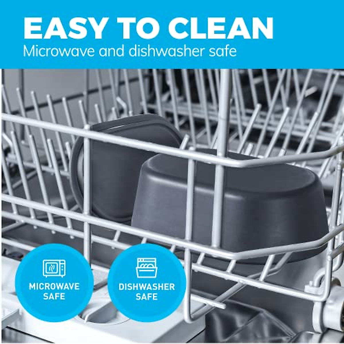 Grey Butter Dish with Lid For Countertop - Modern Bamboo Dark Grey Butter Crock - Dishwasher Safe Butter Keeper -Butter Holder Container Perfect For Large European Style Butter Such As Kerrygold