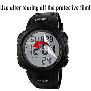 CakCity Digital Sport Watches for Men Waterproof 100M Wrist Watches with Alarm Stopwatch LED Large Display Black - Upgraded Version