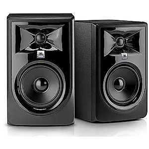 JBL Professional 305PMkII 5-Inch 2-Way Powered, Active Monitor Speaker for Near Field Music Production, Studio Monitor, Desktop Computer, Hi-Fi Audio. Sold Individually, Black