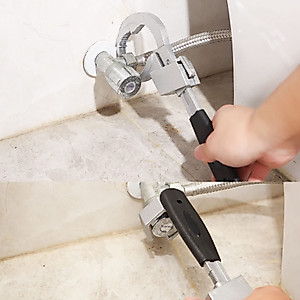Universal Adjustable Double-ended Wrench Multifunctional Bathroom Wrench for Disassembly & Assembly Valves/Faucets/Connecting Pipes/Shower Heads