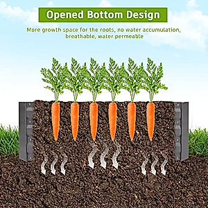 Leisurelife Galvanized Raised Garden Bed Metal Planter Box Outdoor Kits for Gardening Vegetables Herb Flower Beds, 8x4Ft, Grey