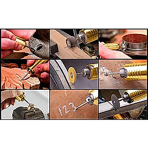 VOTOER 380W Rotary Tool Flex Shaft Hanging Grinder Machine Carver Electric Multi-function Metalworking Tools Repair Kit, Foot Pedal Control, Metal Flexible Shaft, 23000 RPM