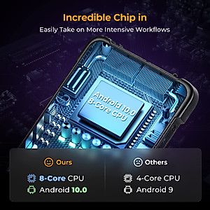 MUNBYN 2023 New Rugged Android Tablet, 8-inch Rugged Tablet Android 10 Industrial 700 nits Military Laptop and Charging Cradle for Rugged Tablet PC, Industrial Tablet Stand