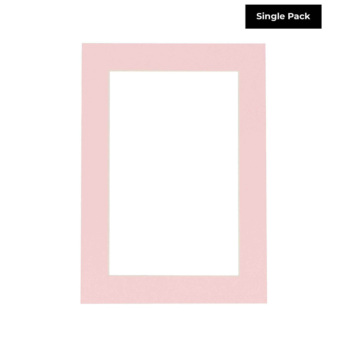 10x14 Mat Bevel Cut for 8x12 Photos - Acid Free Soft Pink Precut Matboard - For Pictures, Photos, Framing - 4-ply Thickness