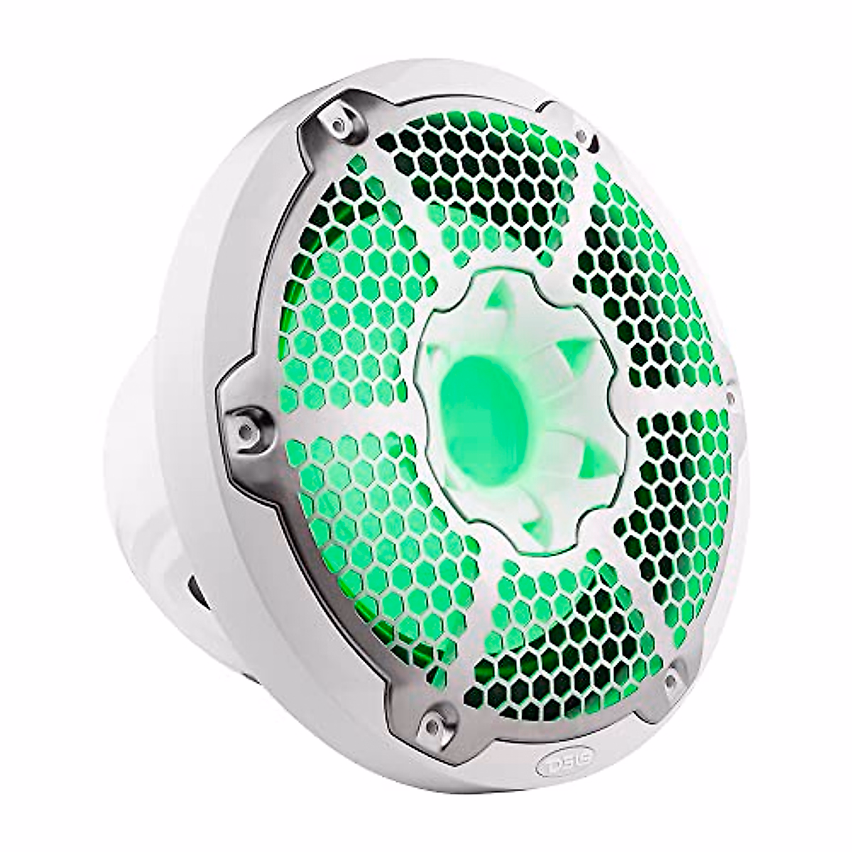 NXL 10" Marine Subwoofer with LED RGB Lights 300 Watts Rms SVC 4-Ohm -White