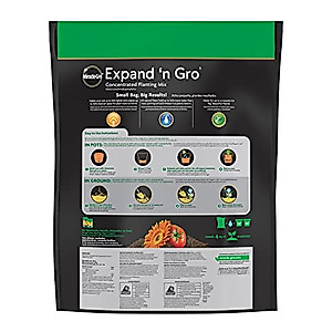 Miracle-Gro Expand 'n GRO Concentrated Planting Mix 0.33 CF (Pack of 2)