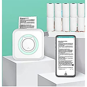 SWIMYAR InstaProud - Portable Sticker Printer, Mini Pocket Thermal Printer, Wireless Receipt Printer Compatible with iOS & Android, for Photos, Memos, Study Notes