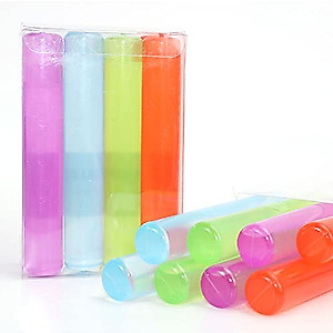 SHENGQIPC Water Bottle Ice Stick, Reusable Ice Sticks for Water Bottles, Ice Pack for Bottles, Pack of 8, Colorful
