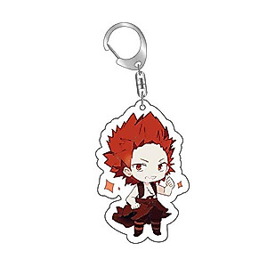 WillZephyr My hero one's justice double-sided acrylic keychain Midoriya Izuku Todoroki Shoto pendant (6Pcs)
