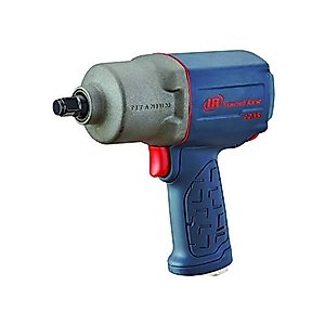Ingersoll Rand 2235TiMAX 1/2” Drive Air Impact Wrench – Lightweight 4.6 lb Design, Powerful Torque Output Up to 1,350 ft-lbs, Titanium Hammer Case, Max Control, Gray