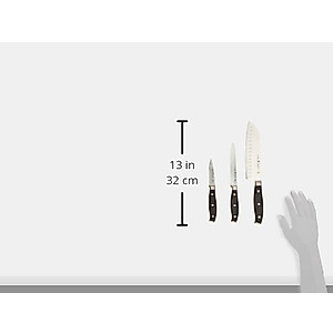HENCKELS Forged Premio Starter Knife Set, 3 Piece, Black