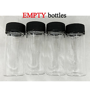 HFBTE Turbidity Meter Sample Bottles 4 Sample Bottles (Two Sets) Turbidimeter Bottles Turbidimeter Solution Bottles Turbidity Sample Test Tubes for SGZ Series