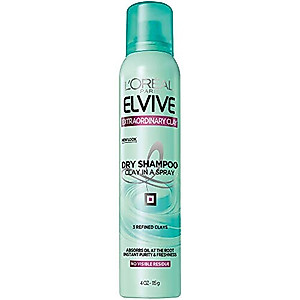 L'Oréal Paris Elvive Extraordinary Clay Dry Shampoo, 4 oz. (Packaging May Vary)