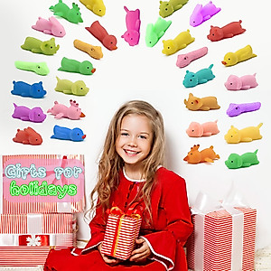 30 Pcs Slingshot Animals Finger Toys, Catapult Toys as Fun as Slingshot Chicken, Cute Shapes, More Colors, Great for Flying Games and Party Favors.