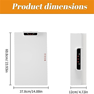 Fllora Food Warmer Mat, Adjustable Food Warmer, Silicone Electric Heating Tray for Food - Full Surface Heating, Nano-Material, Silicone Heating Tray Roll Up, 3 Temperatures, Auto Shut Off (1Set)