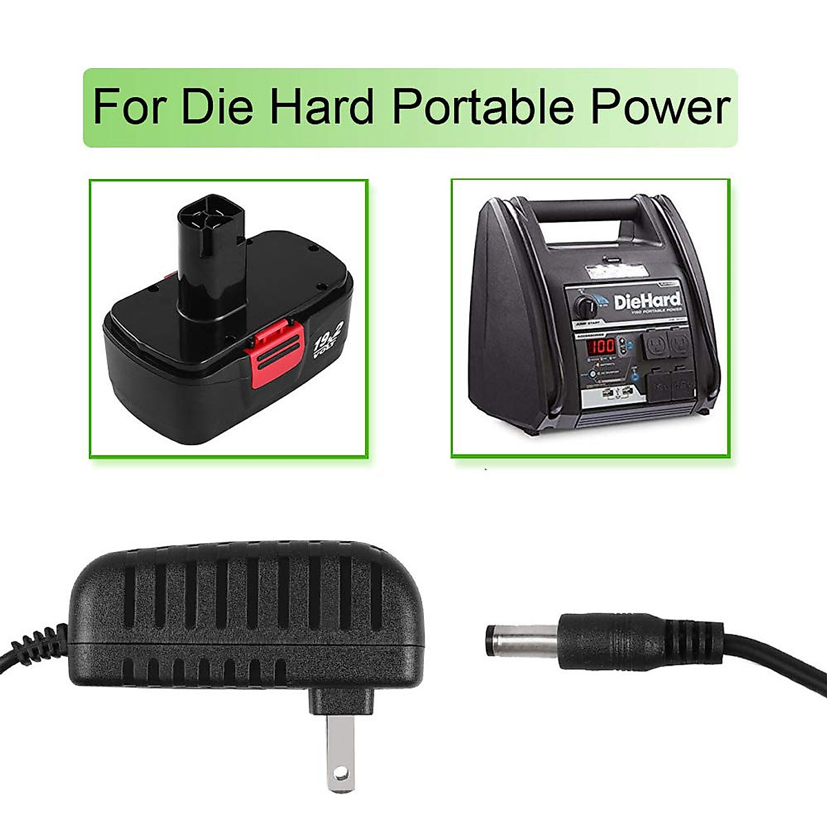 17V 1A Power Supply Adapter for Die Hard Portable Power 950 1150 Jump Starter Mains, for Bose Soundlink I II III 1 2 3 Mobile Speaker