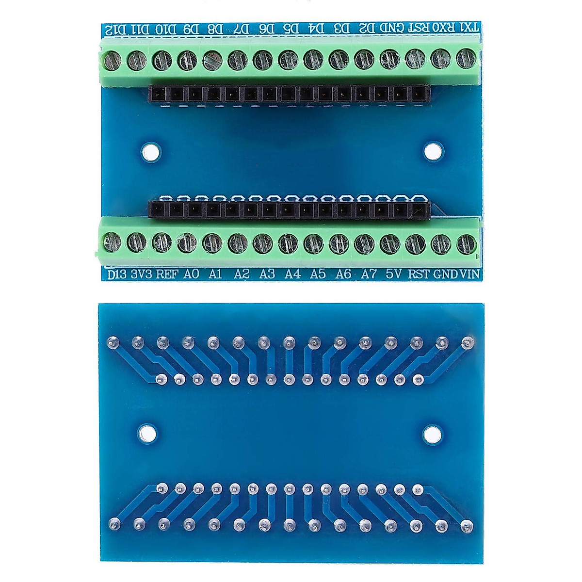 Fafeicy 1Pc IO Expansion Board, Terminal Adapter, V3.0 Compatible, USB, For Nano Controller, Personal Computer, Laptop