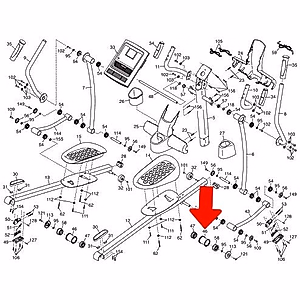 TreadLife Fitness Elliptical Pedal Arm Sleeve 289867 - Replacement for Various ProForm Models: 450LE, 890E, 14.0CE