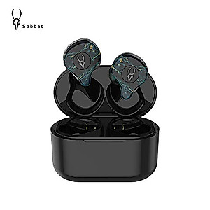 Sabbat X12 Ultra 5.0 Bluetooth Headset Earbuds Camouflage Pattern Fashion Leisure in-Ear Sports Bluetooth Headset for iPhone Samsung iPad Android (Dream Stone)