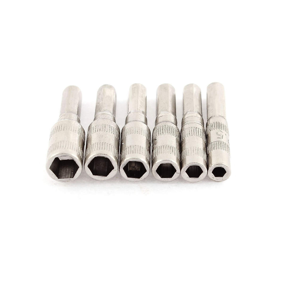 uxcell A15052300ux0043 6 in 1 H4 Shank 2.5mm 3mm 3.5mm 4mm 4.5mm 5mm 6 Points Hex Socket