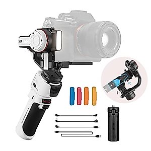Zhiyun Crane M3 Gimbal 3-Axis Handheld Stabilizer All in One Design for Mirrorless Cameras,Smartphone,Action Cameras(Crane M2 Upgrade Version 2021)
