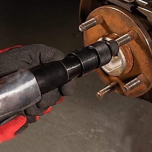 HEIHAK 2 PCS 2/5" Diameter 7 Inch Air Hammer Bit, Pneumatic Air Hammer Bits, Pneumatic Chisel Bits Tools for Removing Rotors, Drums, Hubs and Replacing Wheel Studs