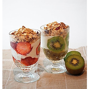 Side Table 25244 Artois Glass with Base Silver 31 cl 8 x 8 x 12.5 cm (Pack of 6)