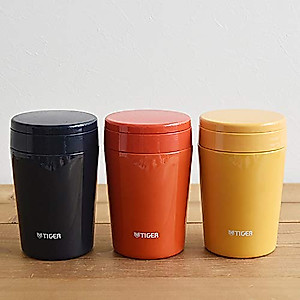 Tiger MCL-B038-AI Tiger Thermos Bottle, Vacuum Insulated, Soup Jar, 12.8 fl oz (380 ml), Heat Retention, Bento Box, Wide Mouth, Round Bottom, Indigo Blue