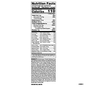 SlimFast Intermittent Fasting, Casein Protein Powder, Biotin with Vitamin & Mineral Bend, with Fiber, No Added Sugar, Snack Shake Mix- Vanilla Cupcake, 10 Servings (Pack of 2)