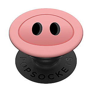 Pig Nose Grip - Pink PopSoket Pig Nose Design PopSockets PopGrip: Swappable Grip for Phones & Tablets