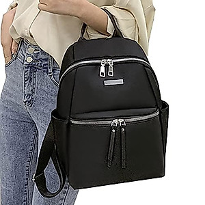 Oxford Casual Backpack Daypack for Women Ladies Girl Outdoor Travel School Shopping Convertible Rucksack Handbag Shoulder Pack Pouch Top-Handle Tote Purse