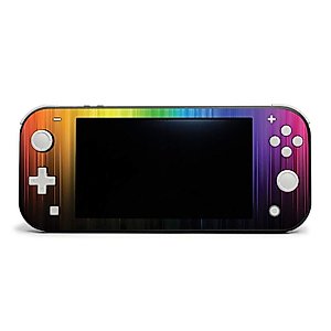 MightySkins Skin Compatible with Nintendo Switch Lite - Rainbow Streaks | Protective, Durable, and Unique Vinyl Decal Wrap Cover | Easy to Apply, Remove, and Change Styles | Made In The USA
