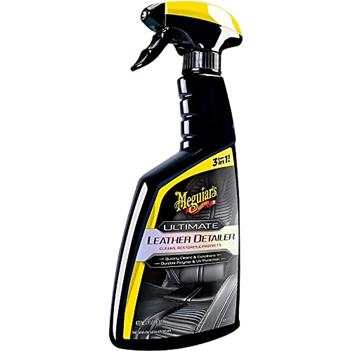 Meguiar's G201316EU Ultimate Leather Detailer 473 ml cleans, restores & protects leather