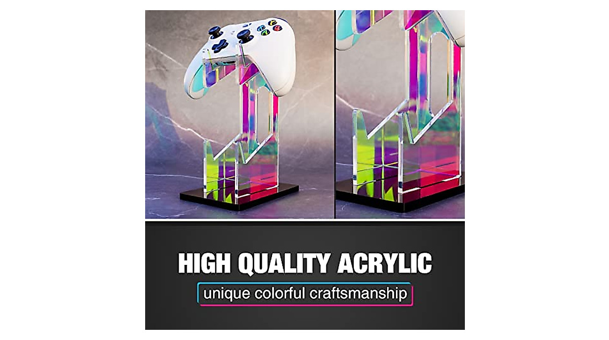 NiHome Iridescent Game Controller Stand for PS5 & Xbox