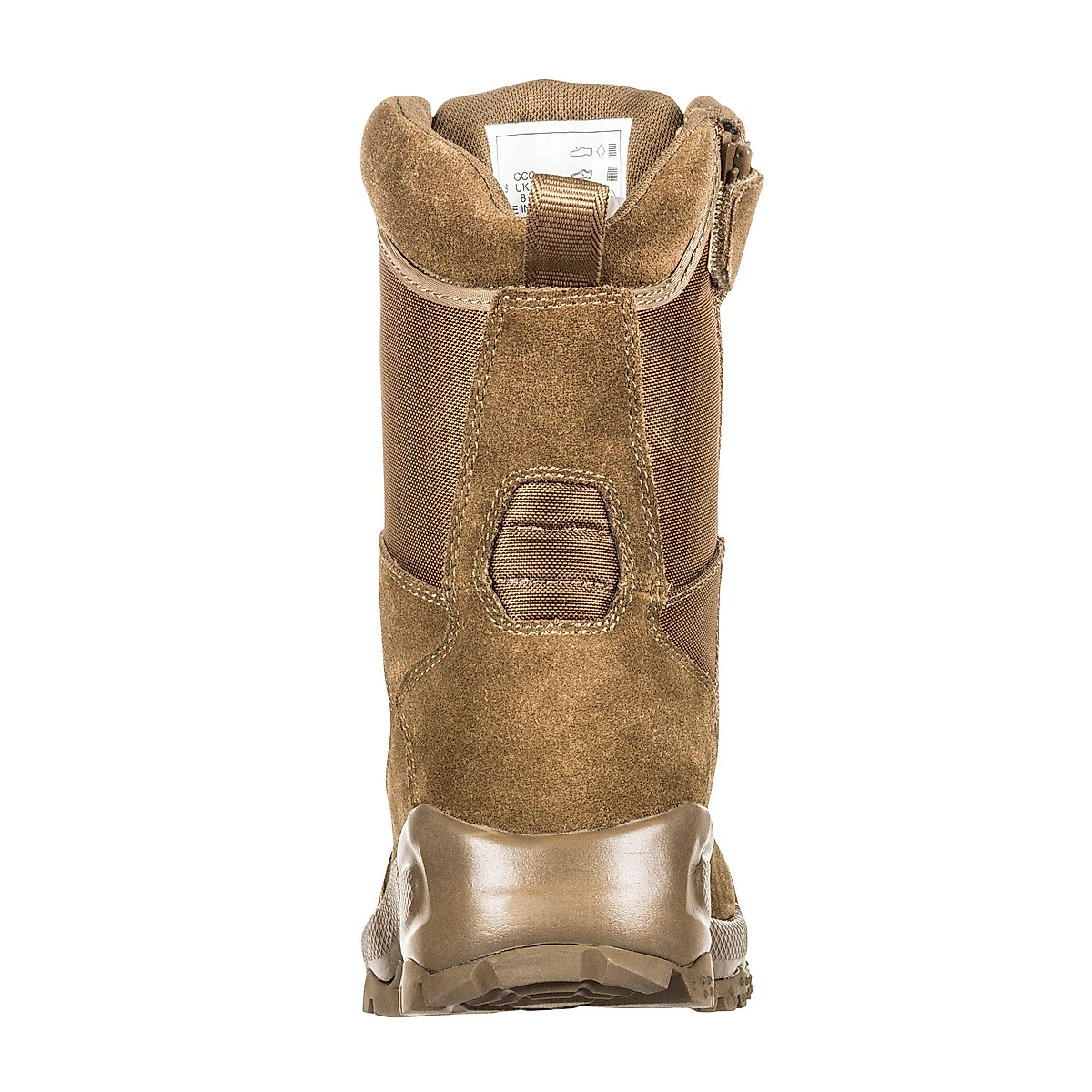 5.11 Men's ATAC 2.0 8" Tactical Side Zip Military Boot, Style 12393, Dark Coyote, 13 W US