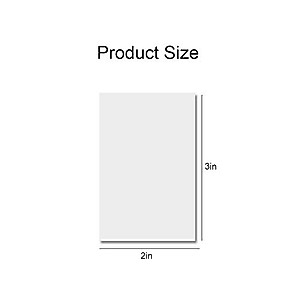 Clear Sticky Notes, 3 x 2 inch Transparent Self-Sticky Notes Waterproof Self-Adhesive Pad Repeatable Paste for School Home Office, 500 Sheets