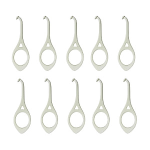 Dentosmile Aligner Remover Tool/Invisible Removable Braces, Invisible Aligner Remover-Aligner Remover-Fixer (White) (Pack of 10)