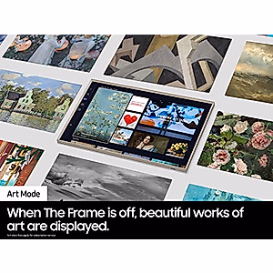 SAMSUNG QN75LS03BAFXZA 75 Inch The Frame 4K UltraHD Smart QLED TV with a HW-Q600C 3.1.2ch Soundbar and Subwoofer with Dolby Atmos (2022)