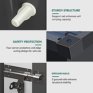 DWVO 6' x 4' Outdoor Storage Shed, Large Metal Tool Sheds, Heavy Duty Storage House with Lockable Doors & Air Vent for Backyard Patio Lawn to Store Bikes, Tools, Lawnmowers,Dark Gray