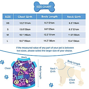 8 Pieces Dog Sweaters Winter Chihuahua Clothes Outfits Dog Warm Shirt Winter Puppy Clothes for Winter Colorful Thickening Dog Pajamas for Pets Pup Dog Cat (Classic Pattern, Small)