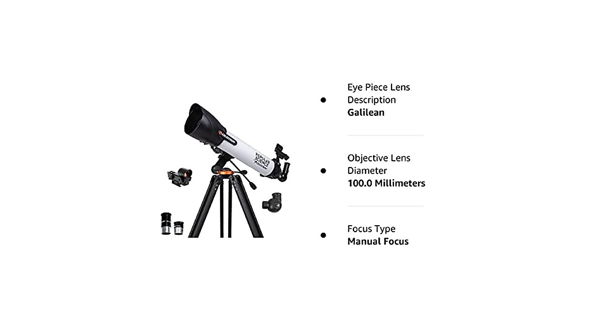 StarSense Explorer DX 100AZ Telescope - Guided Smartphone Astronomy