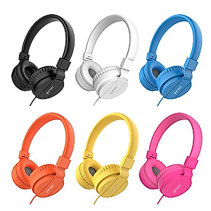 Kids Headphones, Gorsun Lightweight Stereo Wired Children's Headsets for Kids Adults Adjustable Headband Toddler Headset for Smartphones Computer Pad Earphones