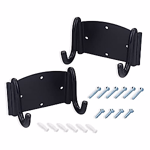 Fennoral Wheelbarrow Hanger Holder/Heavy Duty Ladder Storage Hooks for Wall Mount Wheelbarrow, Widely Suitable for Garden, Shed or Workshop Walls - Best Assistant for Organizing Space.