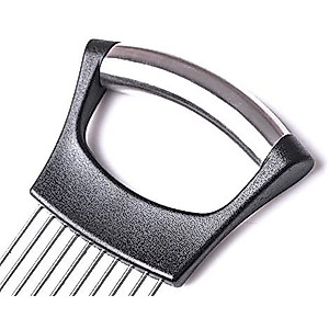 Boolavard The Best Onion Holder for Slicing All-In-One | Potato holder | Onion Cutter | Onion Chopper Stainless Steel