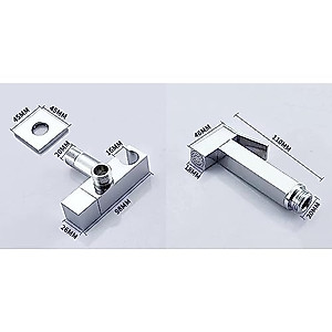 ifgswopq Handheld Bidet Sprayer for Toilet,Bidet Sprayer Wall Mount,Bidet Sprayer Washbasin,Bidet Sprayer for Toilet from Sink,All Copper Multi-Function Pressurized Flushing,Golden B (Golde