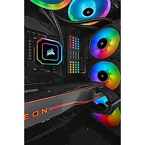 Corsair iCUE H150i Elite Capellix Liquid CPU Cooler, RGB Pump + Fans, 360mm for Radiator
