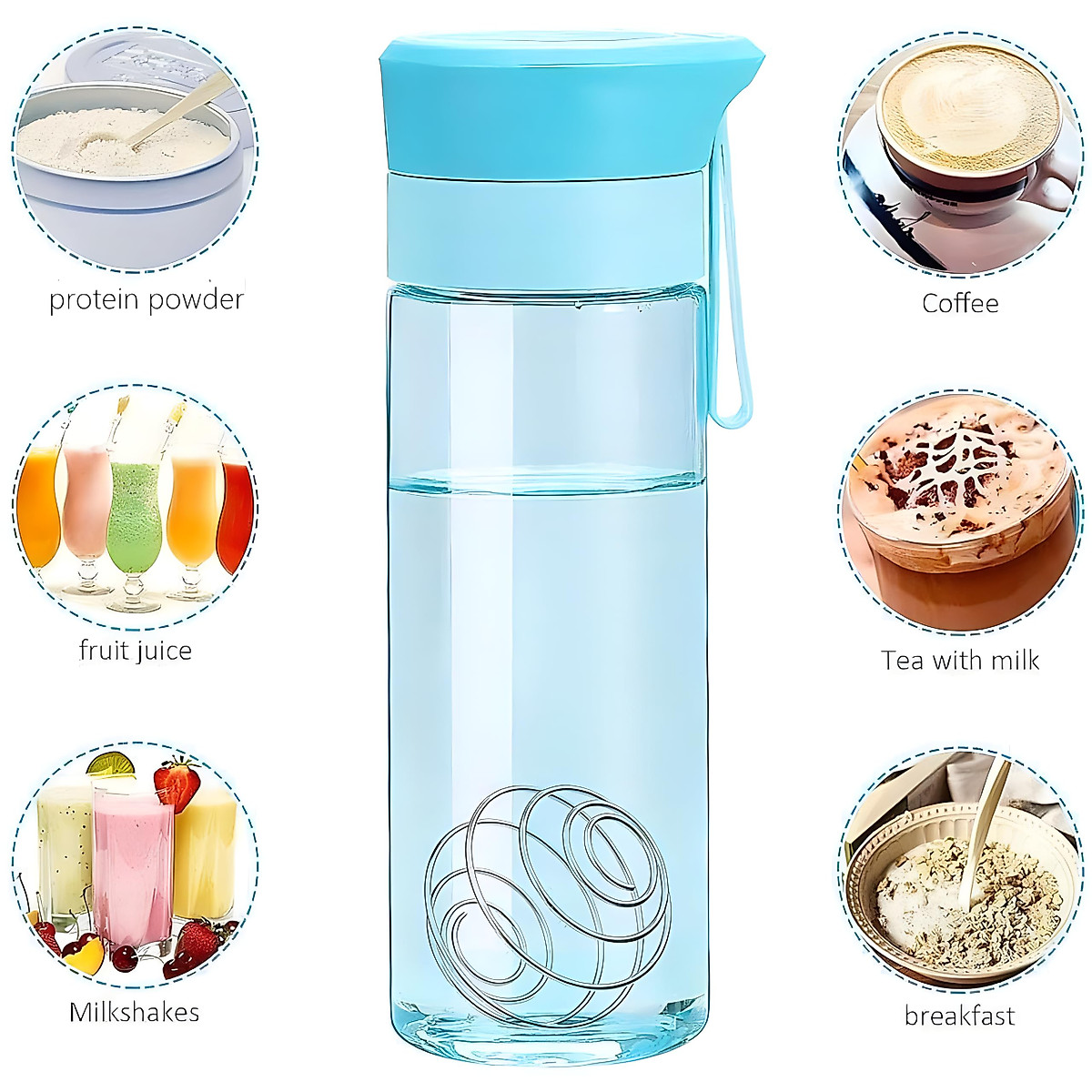 YOFAN 3 Pack Milkshake Protein Whisk Ball, 304 Stainless Steel Mixer Whisk